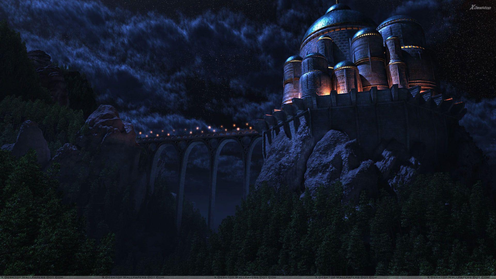 Night Castle Wallpapers - Top Free Night Castle Backgrounds ...