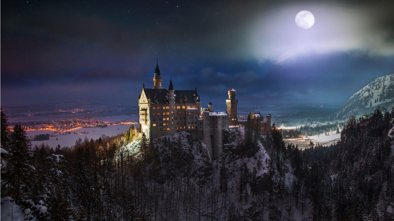 Night Castle Wallpapers - Top Free Night Castle Backgrounds ...