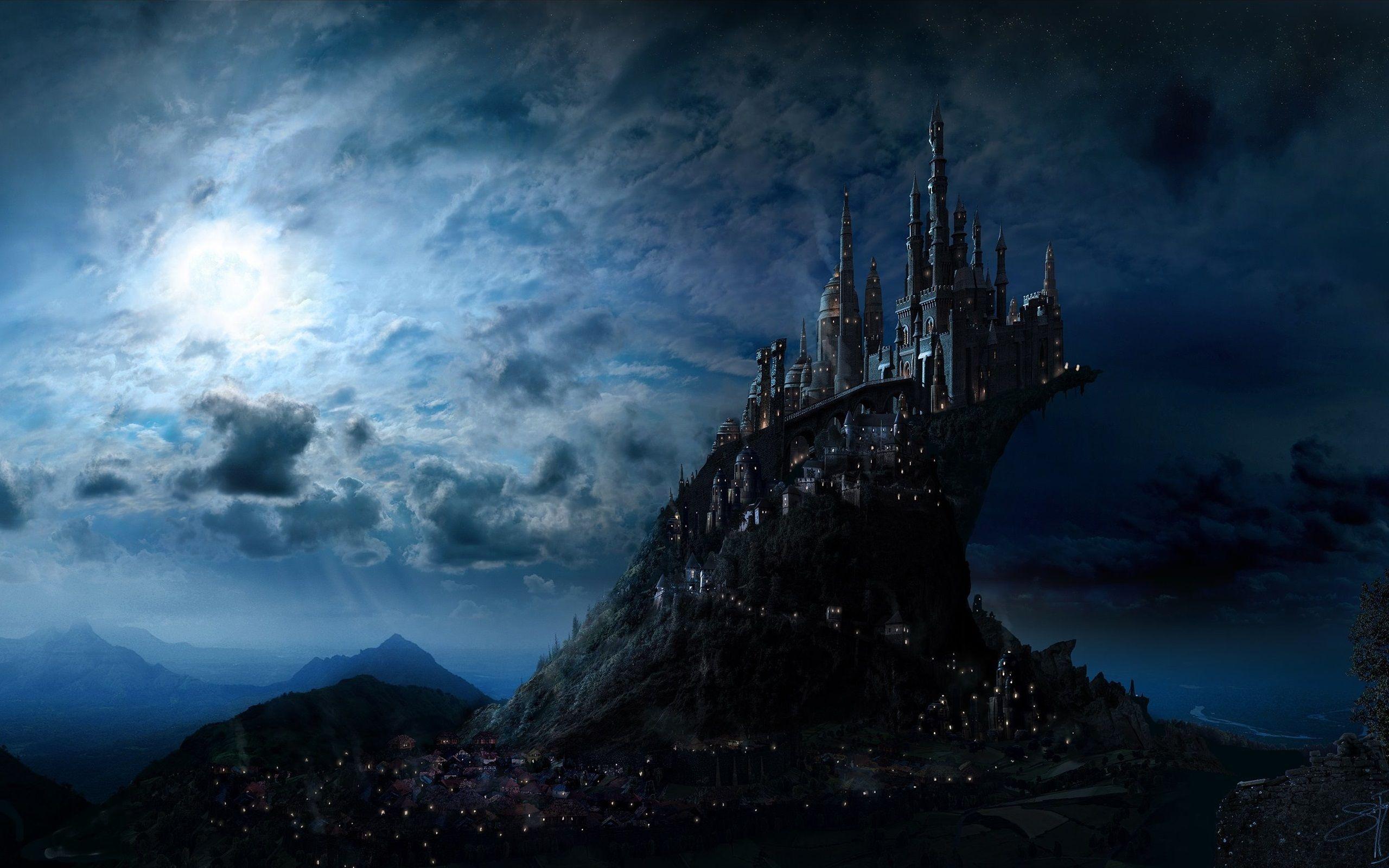 Night Castle Wallpapers - Top Free Night Castle Backgrounds ...