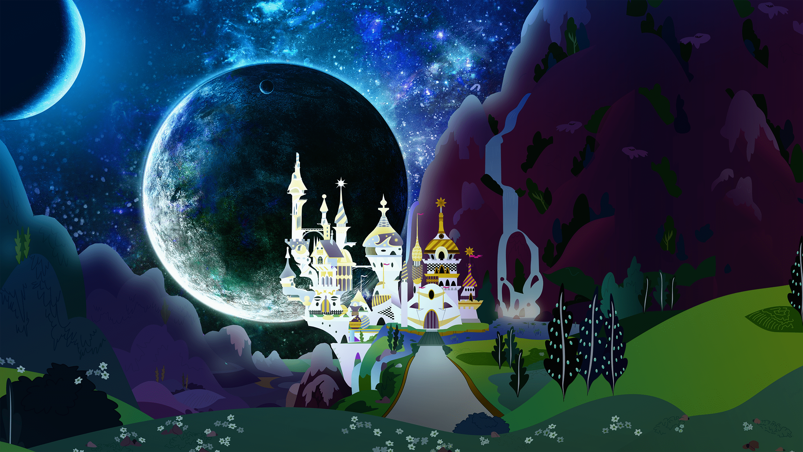Night Castle Wallpapers - Top Free Night Castle Backgrounds ...