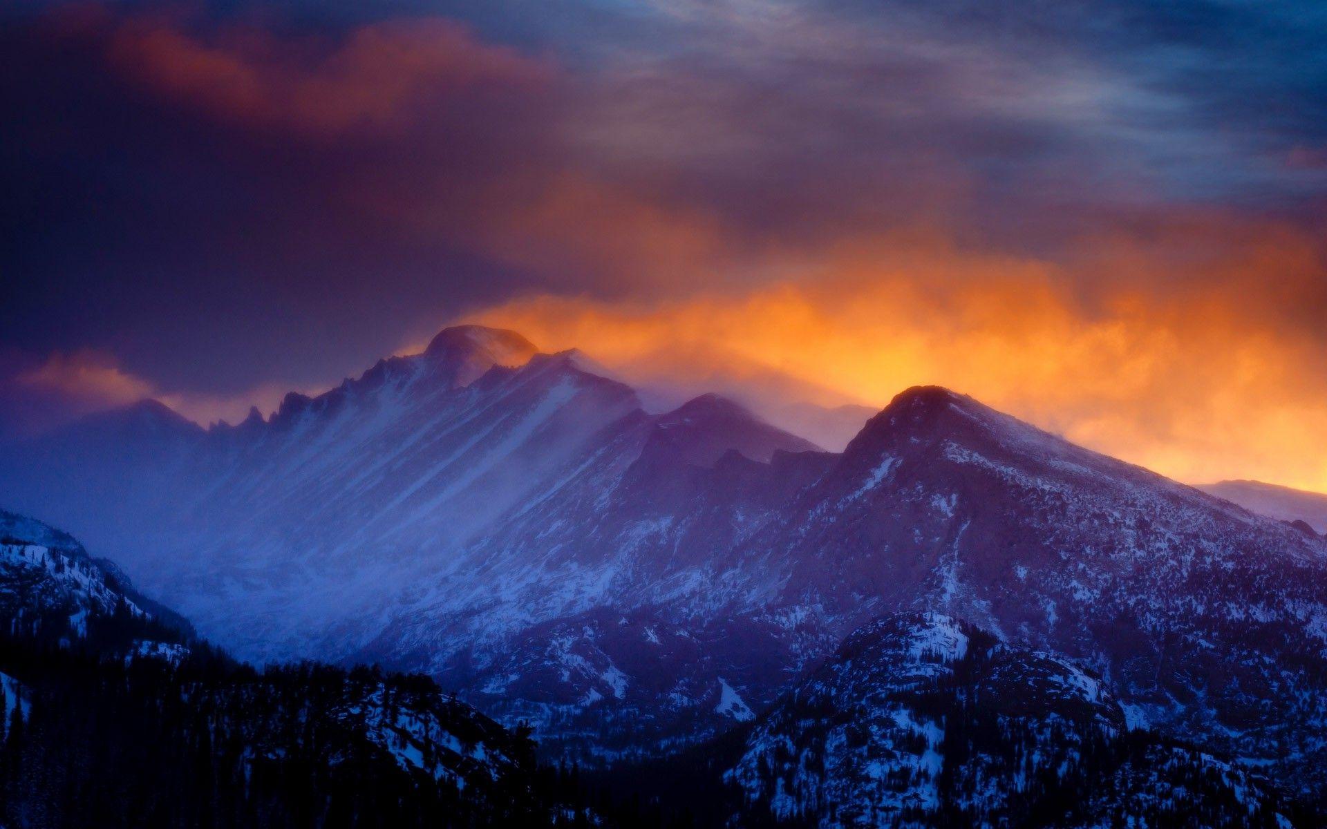 Rocky Mountains Sunset Wallpapers - Top Free Rocky Mountains Sunset Backgrounds - WallpaperAccess