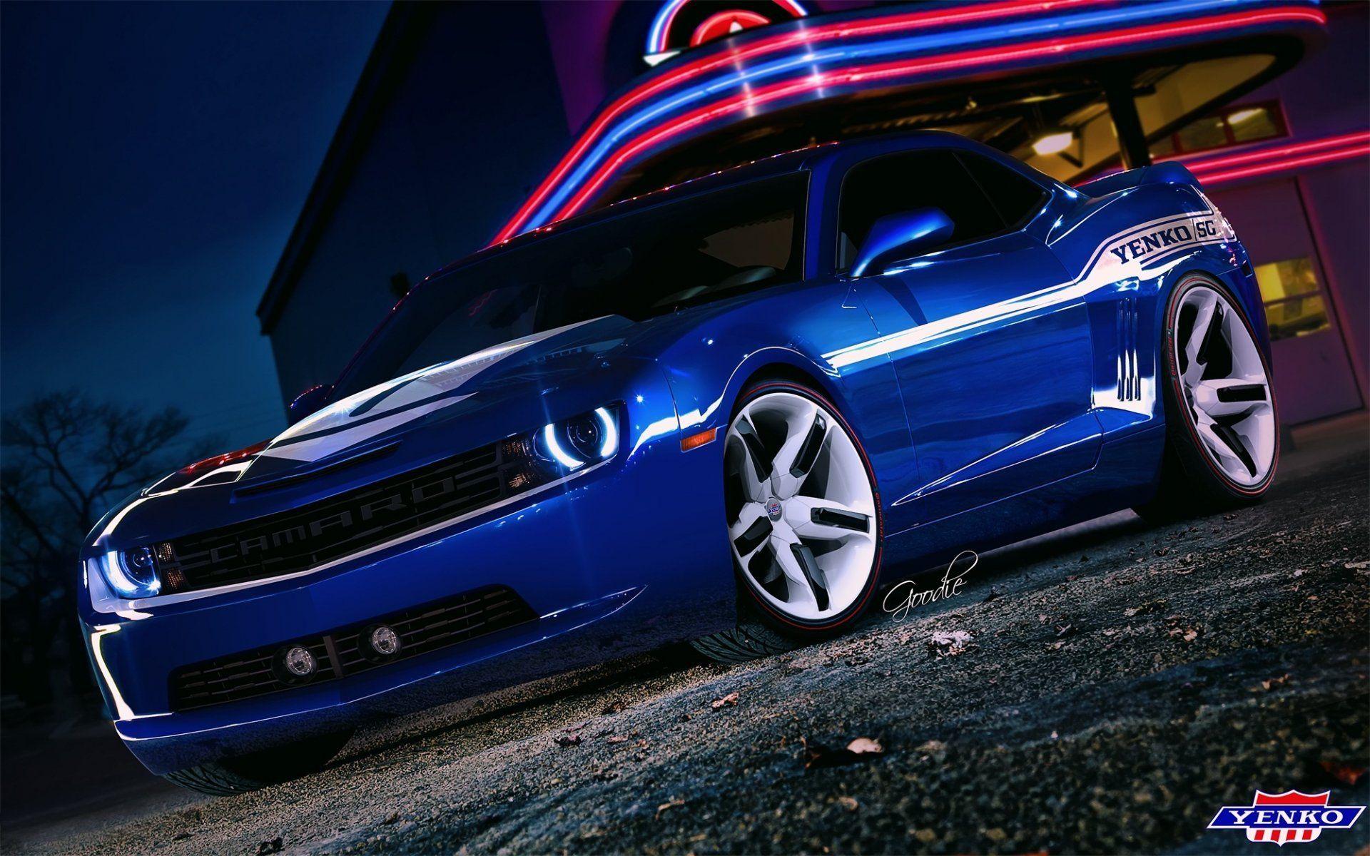 Blue Camaro Wallpapers - Top Free Blue Camaro Backgrounds - WallpaperAccess