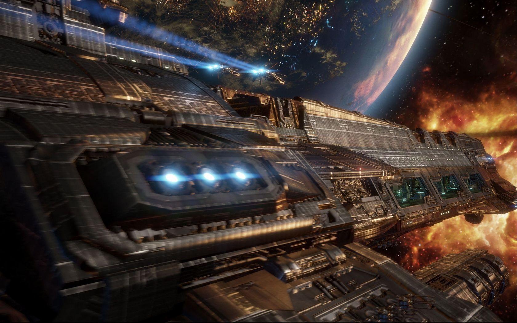 Futuristic Spaceship Wallpapers - Top Free Futuristic Spaceship ...