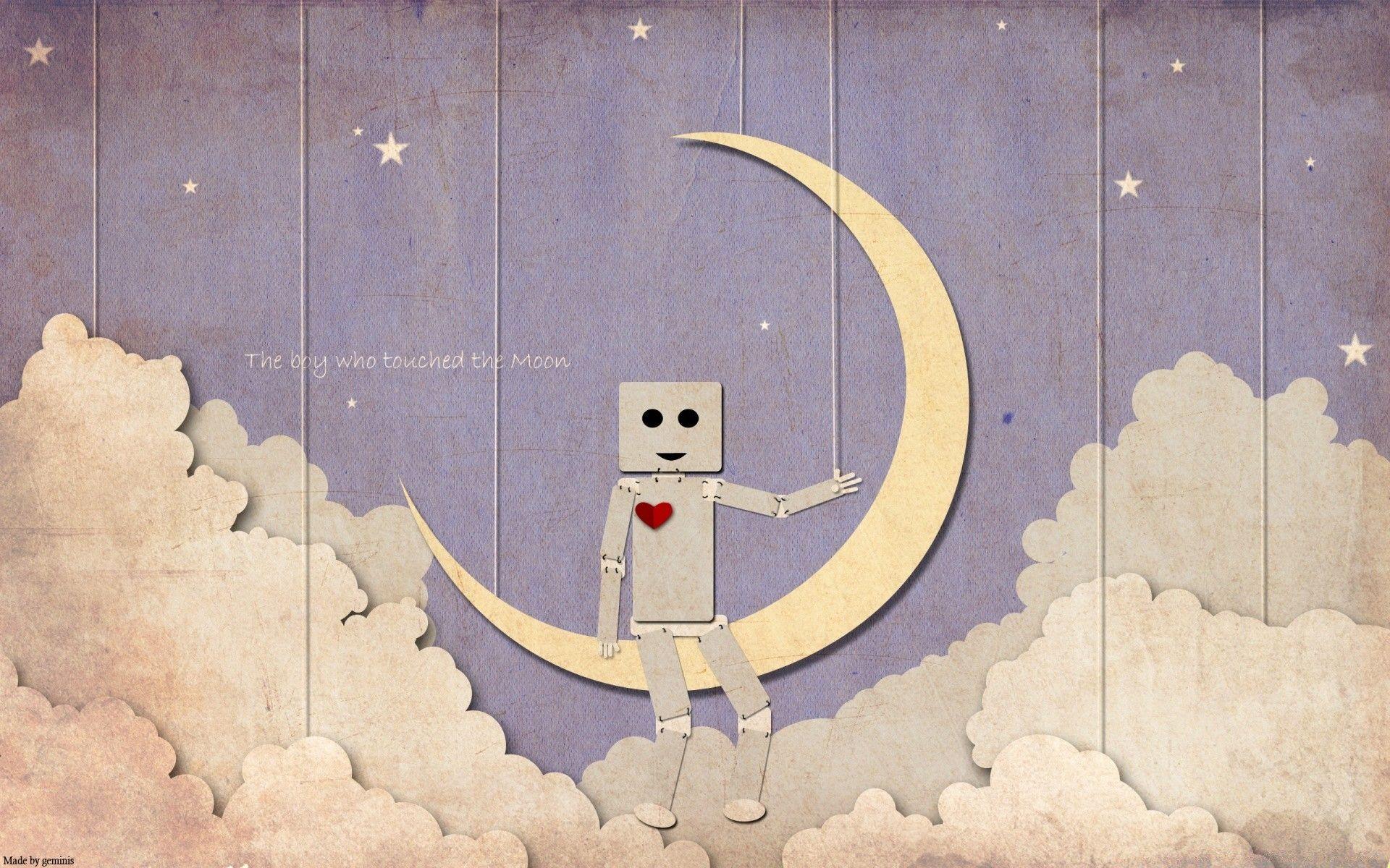 Vintage Moon Wallpapers - Top Free Vintage Moon Backgrounds ...