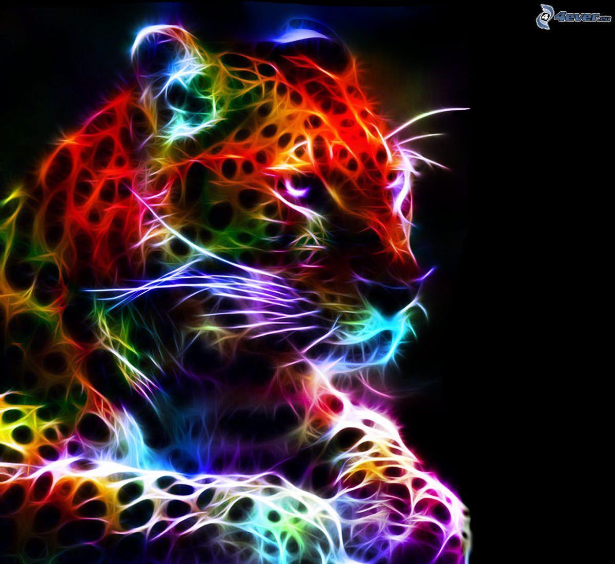 Neon Leopard Wallpapers - Top Free Neon Leopard Backgrounds ...