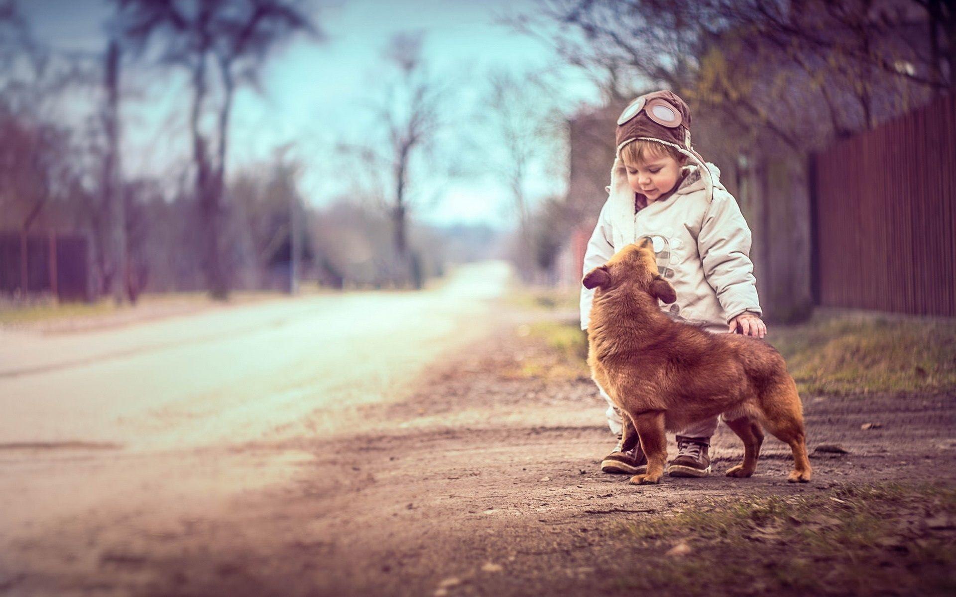 Boy And Dog Wallpapers - Top Free Boy And Dog Backgrounds - WallpaperAccess