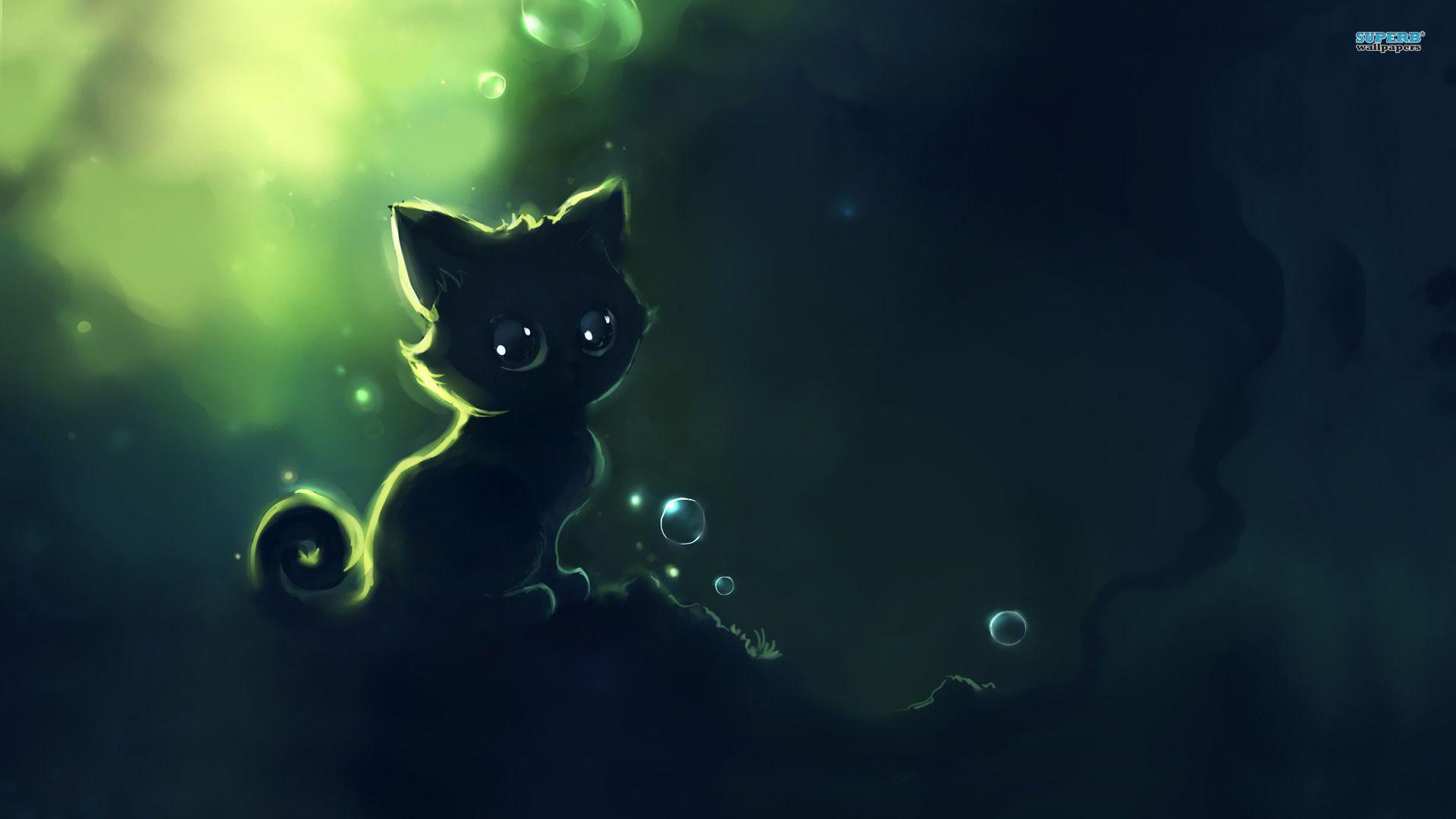 Green Cat Wallpapers - Top Free Green Cat Backgrounds - WallpaperAccess