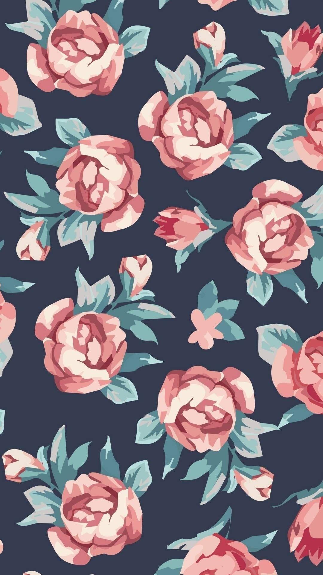 Flower Vintage iPhone Wallpapers - Top Free Flower Vintage iPhone Backgrounds - WallpaperAccess