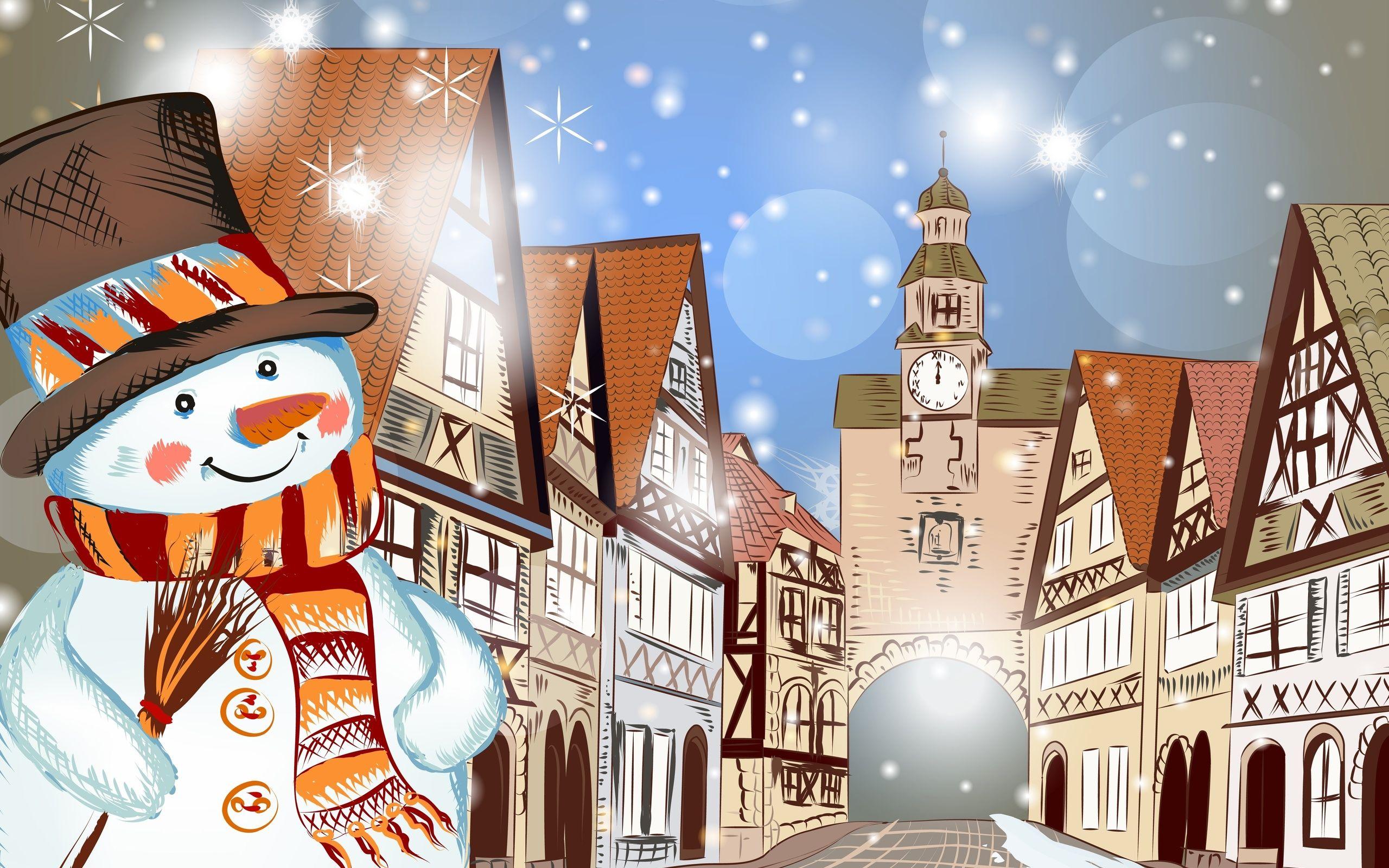 Christmas Drawing Wallpapers - Top Free Christmas Drawing Backgrounds ...