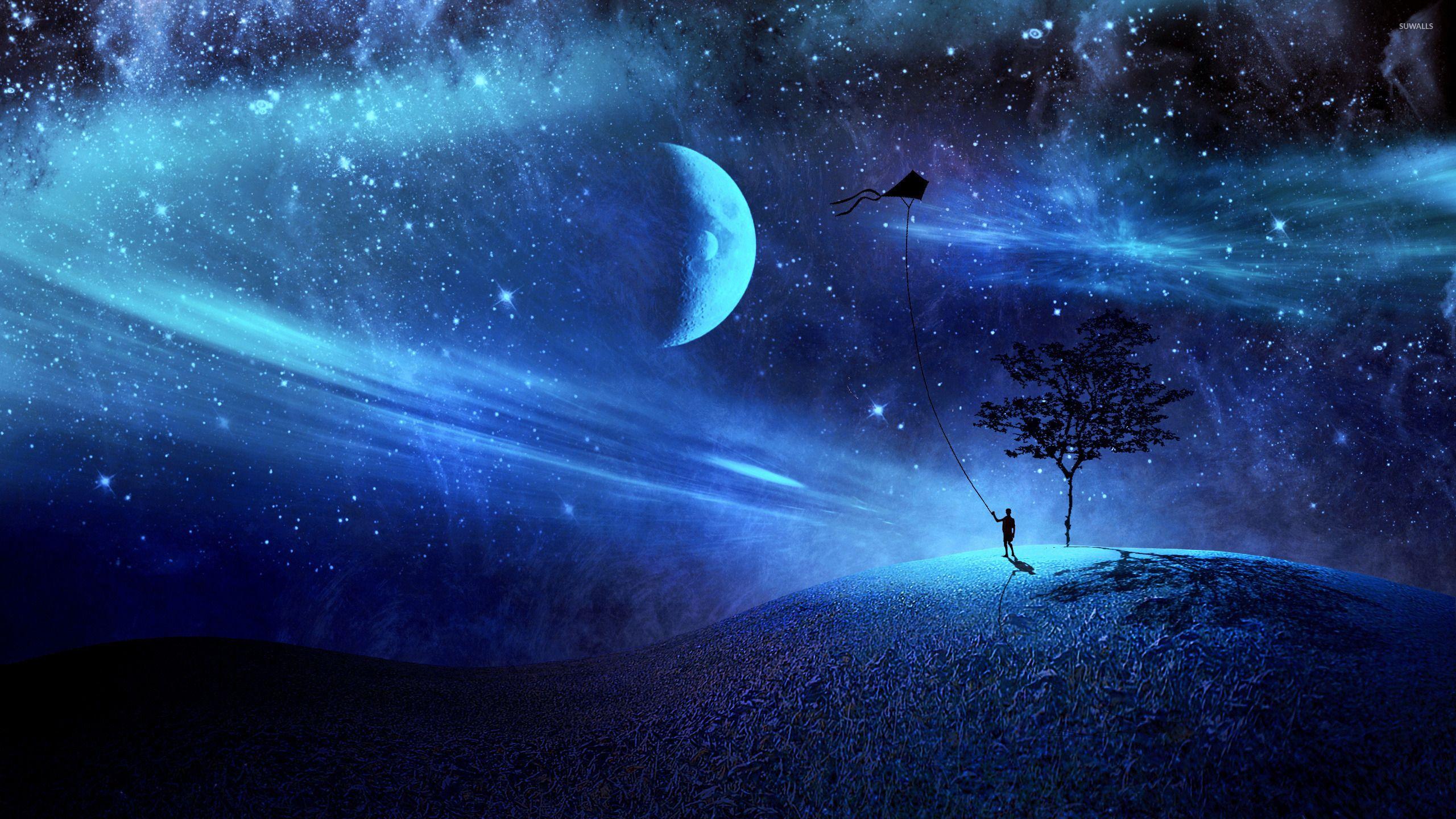 Blue Night Desktop Wallpapers - Top Free Blue Night Desktop Backgrounds ...