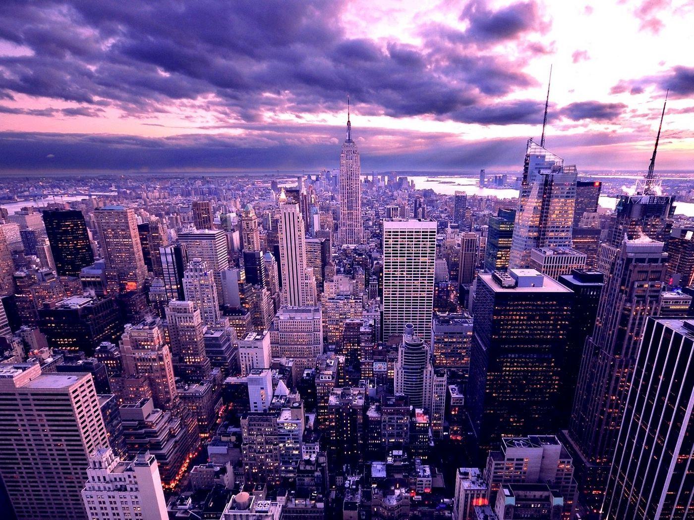 New York Purple Wallpapers - Top Free New York Purple Backgrounds ...