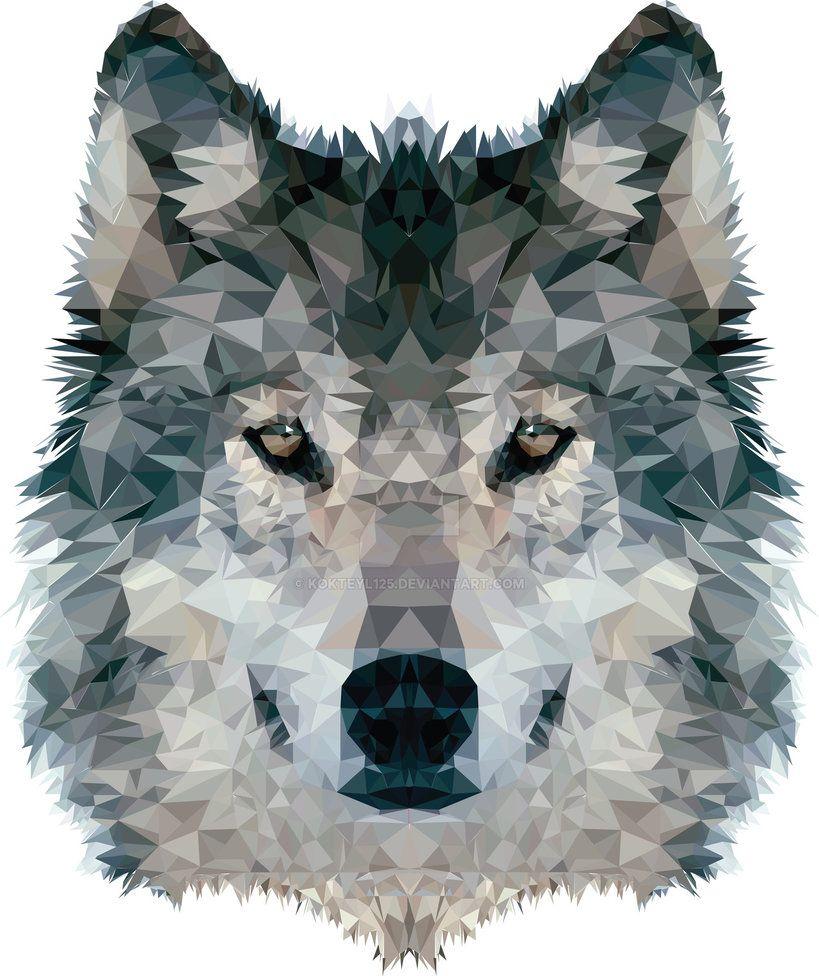Polygon Wolf Wallpapers - Top Free Polygon Wolf Backgrounds ...