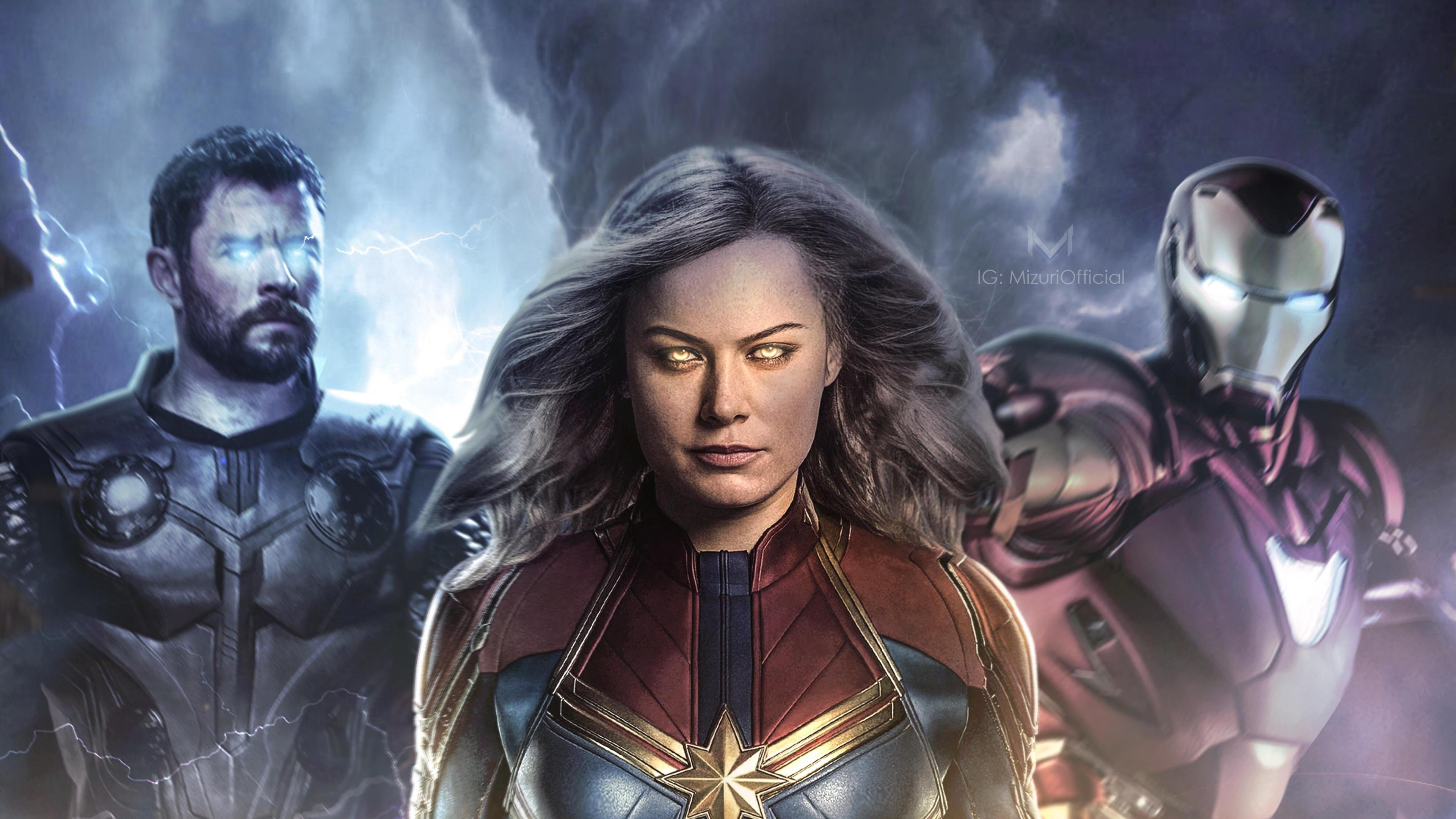Captain Marvel Avengers Wallpapers - Top Free Captain Marvel Avengers ...