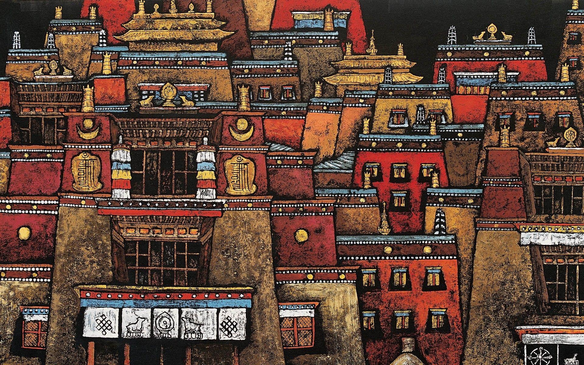 Tibetan Art Wallpapers - Top Free Tibetan Art Backgrounds - WallpaperAccess