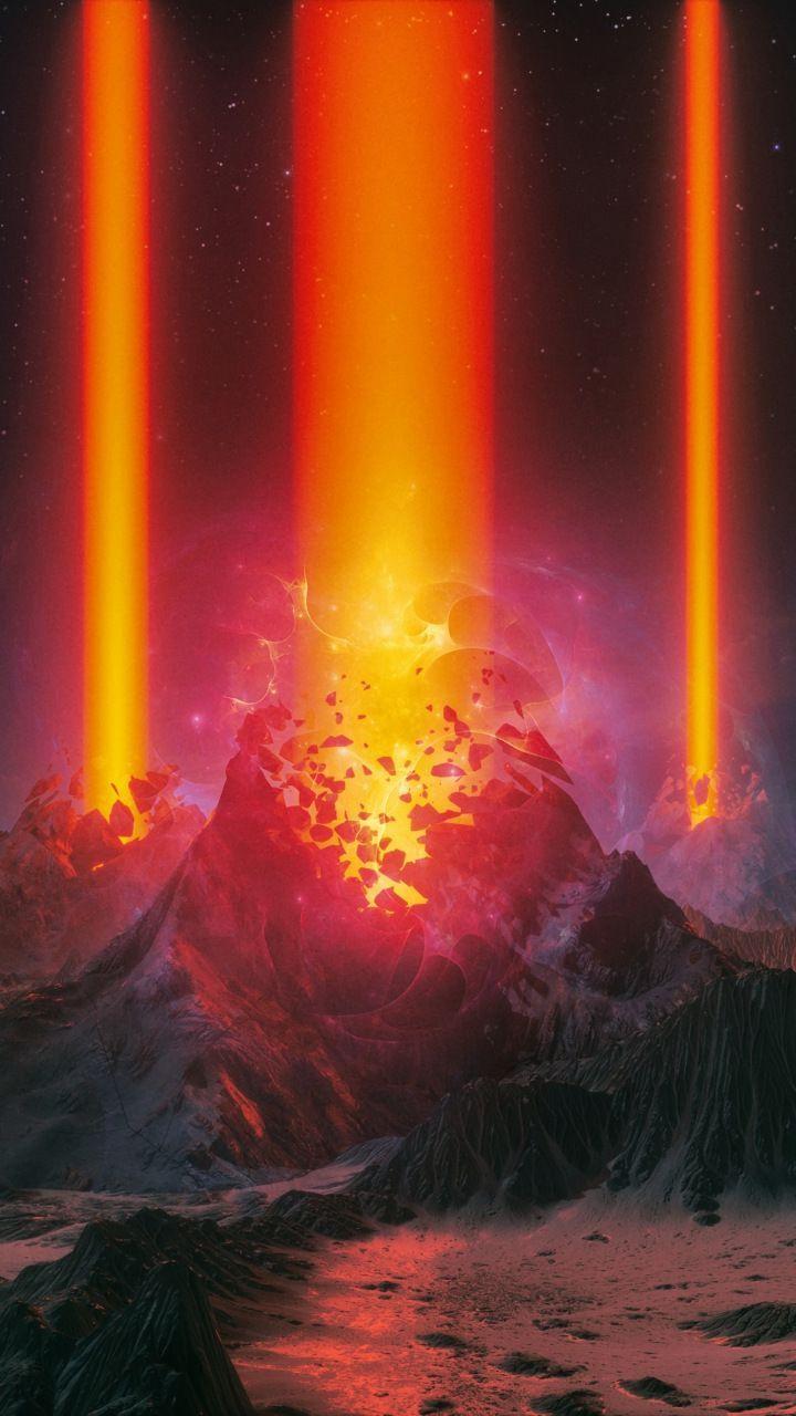 Volcano Art Wallpapers - Top Free Volcano Art Backgrounds - WallpaperAccess