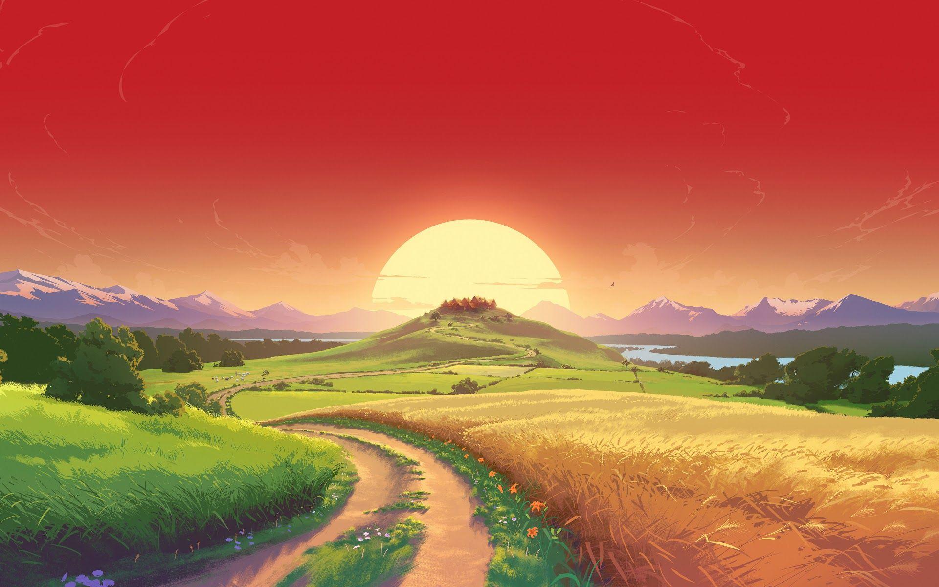 Art Scenery Wallpapers - Top Free Art Scenery Backgrounds - WallpaperAccess