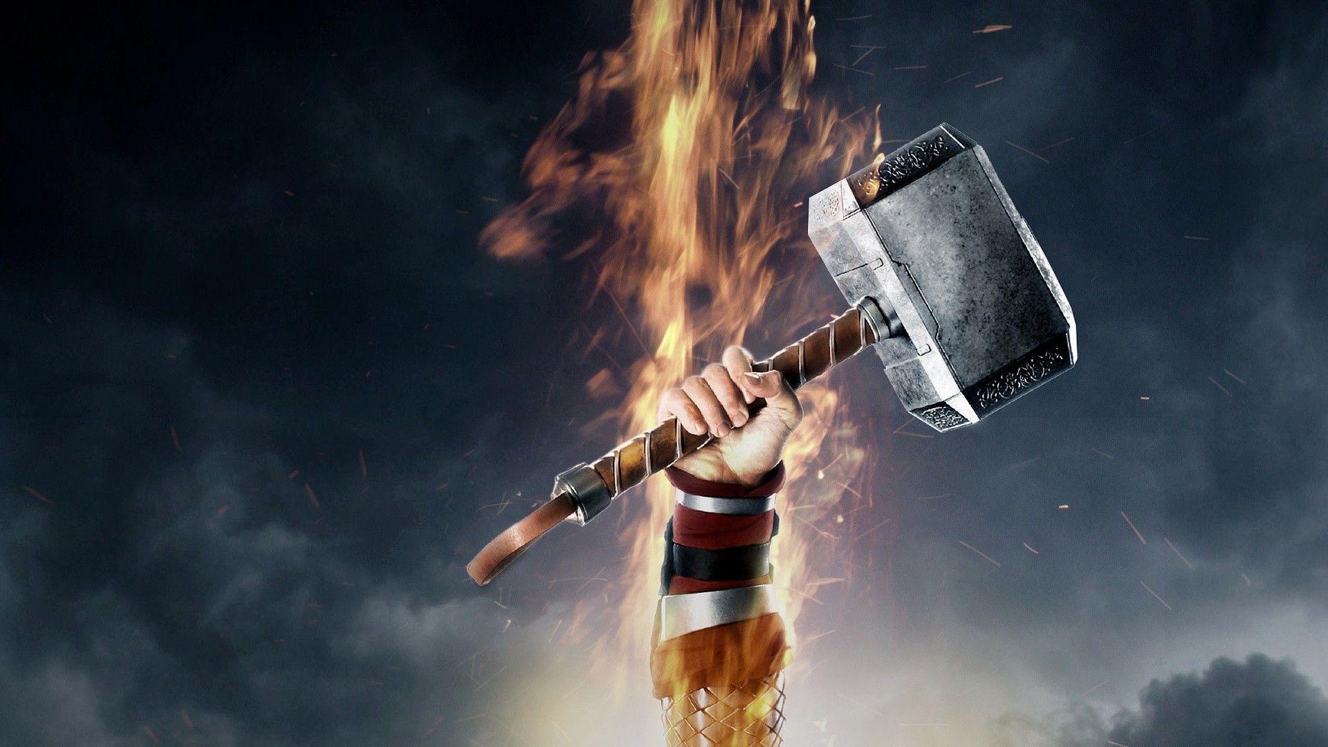 Mjolnir Lightning Wallpapers - Top Free Mjolnir Lightning Backgrounds - WallpaperAccess