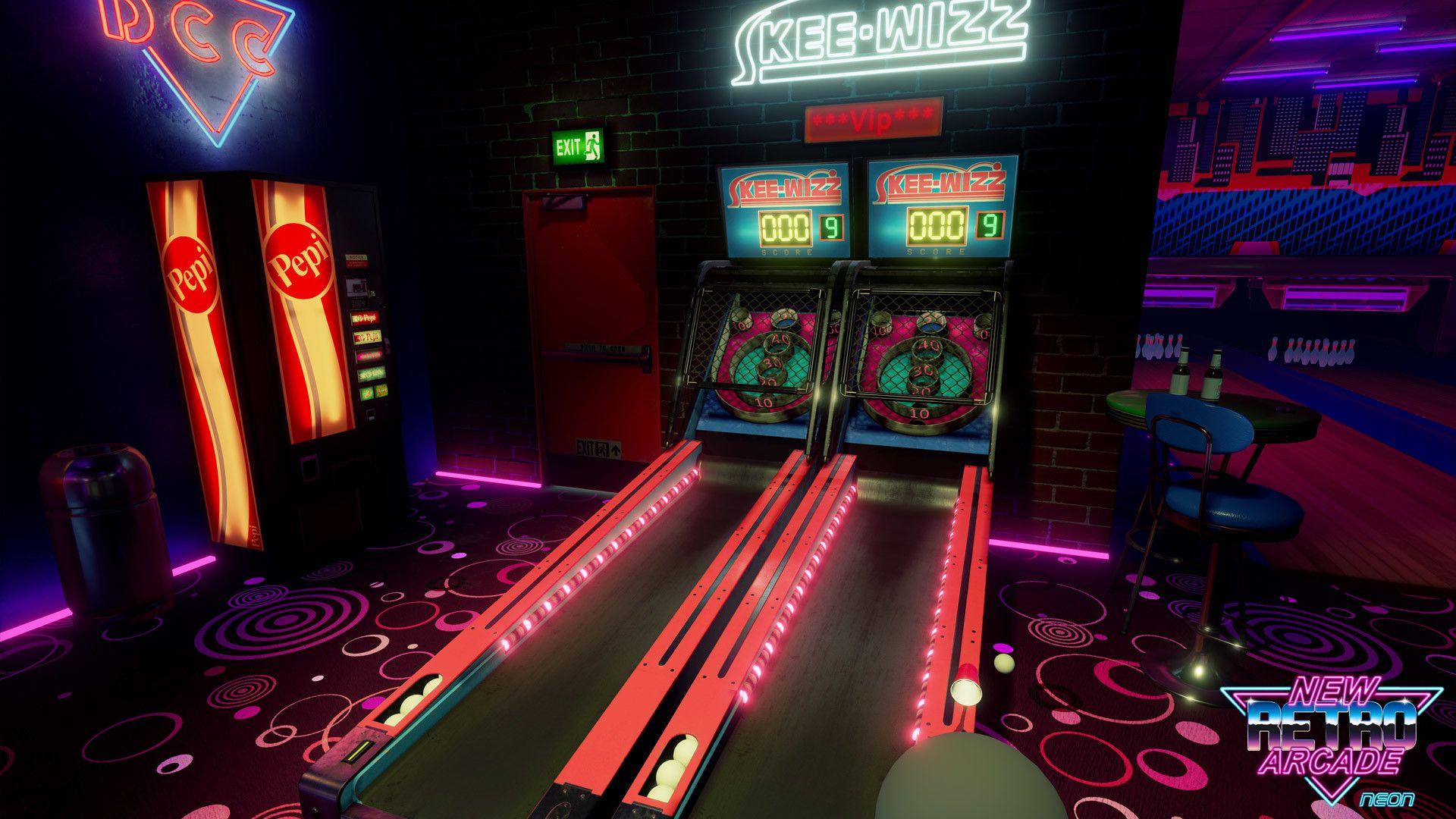 Neon Arcade Wallpapers - Top Free Neon Arcade Backgrounds - WallpaperAccess