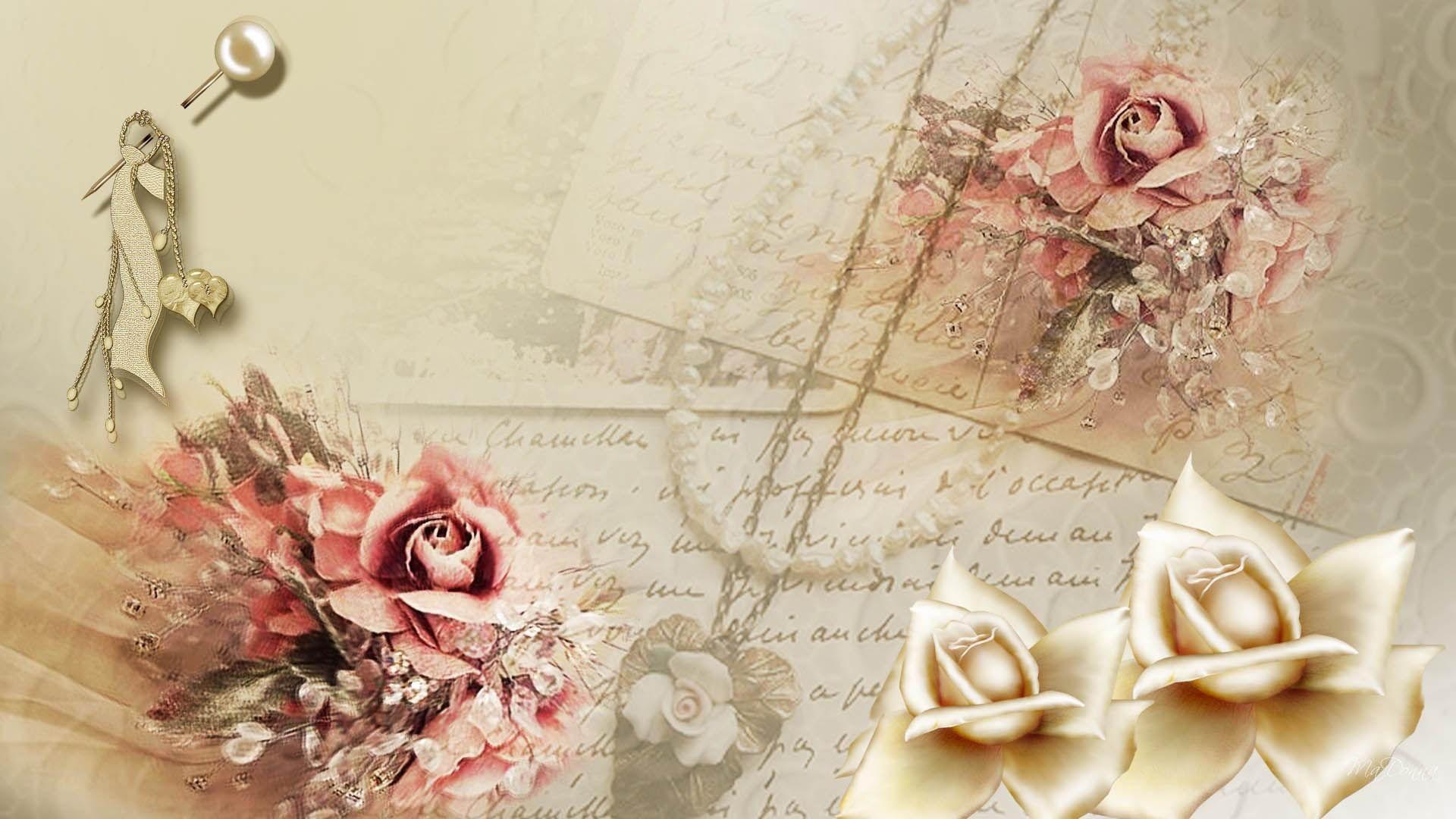 Vintage Rose Flower HD Wallpapers - Top Free Vintage Rose Flower HD ...