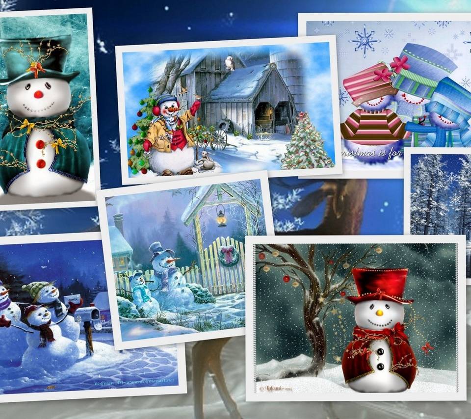 Christmas Collage Wallpapers - Top Free Christmas Collage Backgrounds ...