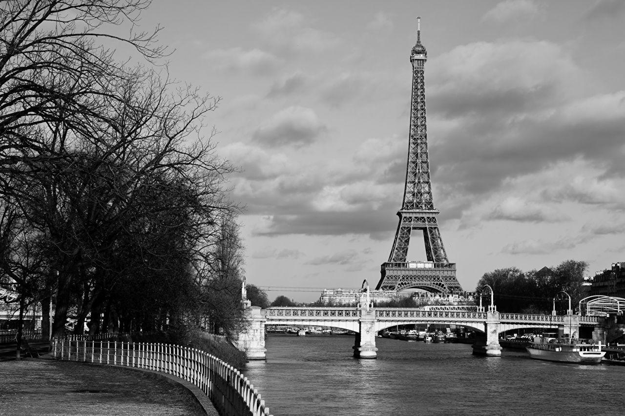 Black and White Paris Desktop Wallpapers - Top Free Black and White ...
