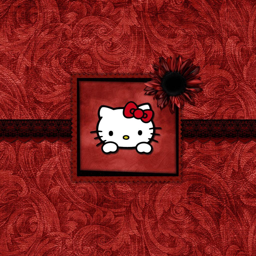 Red Hello Kitty Wallpapers - Top Free Red Hello Kitty Backgrounds ...