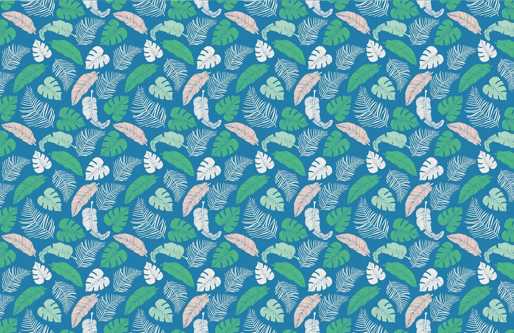 Blue Tropical Leaf Wallpapers - Top Free Blue Tropical Leaf Backgrounds ...