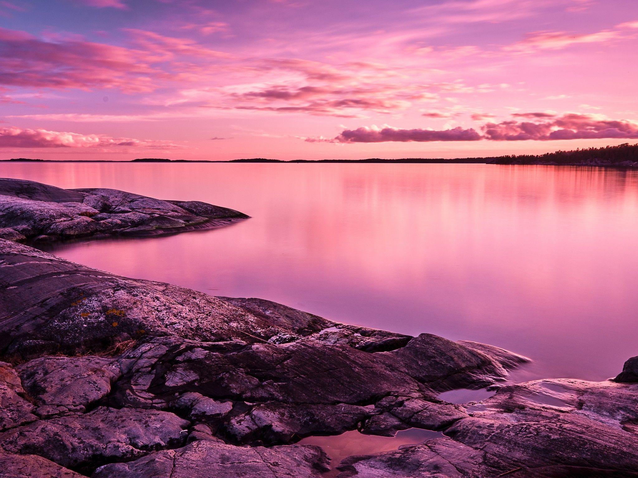 Pink Sky Sunset Wallpapers - Top Free Pink Sky Sunset Backgrounds ...