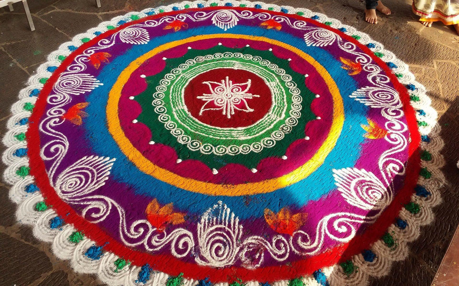 Rangoli Wallpapers - Top Free Rangoli Backgrounds - WallpaperAccess