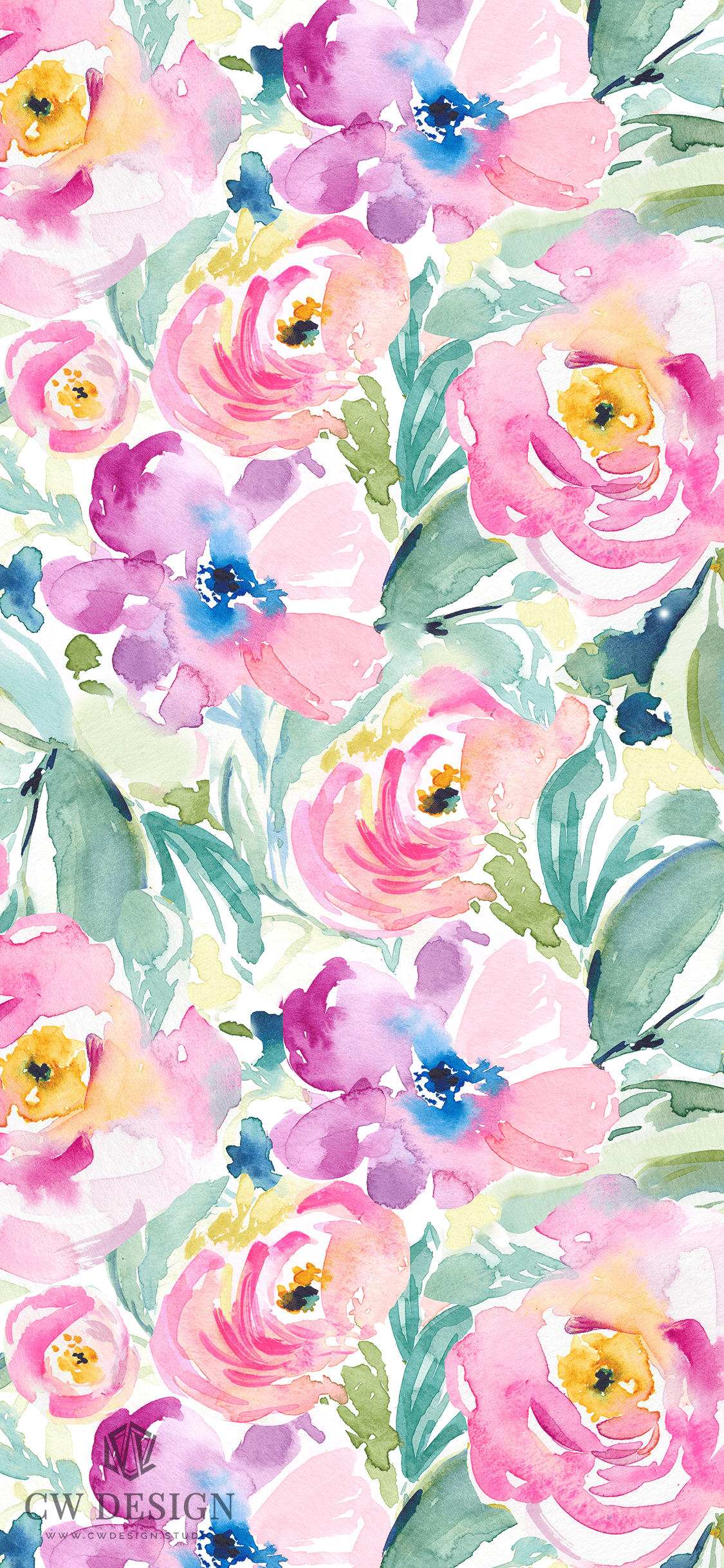 Floral Pattern iPhone Wallpapers - Top Free Floral Pattern iPhone ...