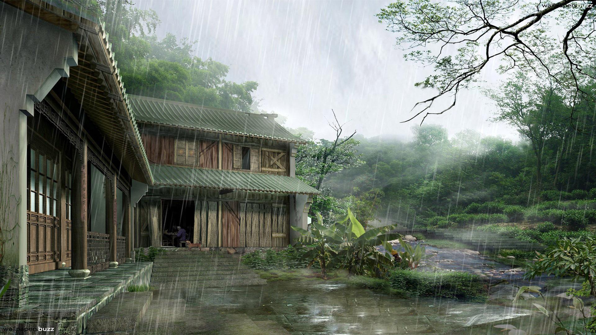 Rain Village Wallpapers - Top Free Rain Village Backgrounds ...