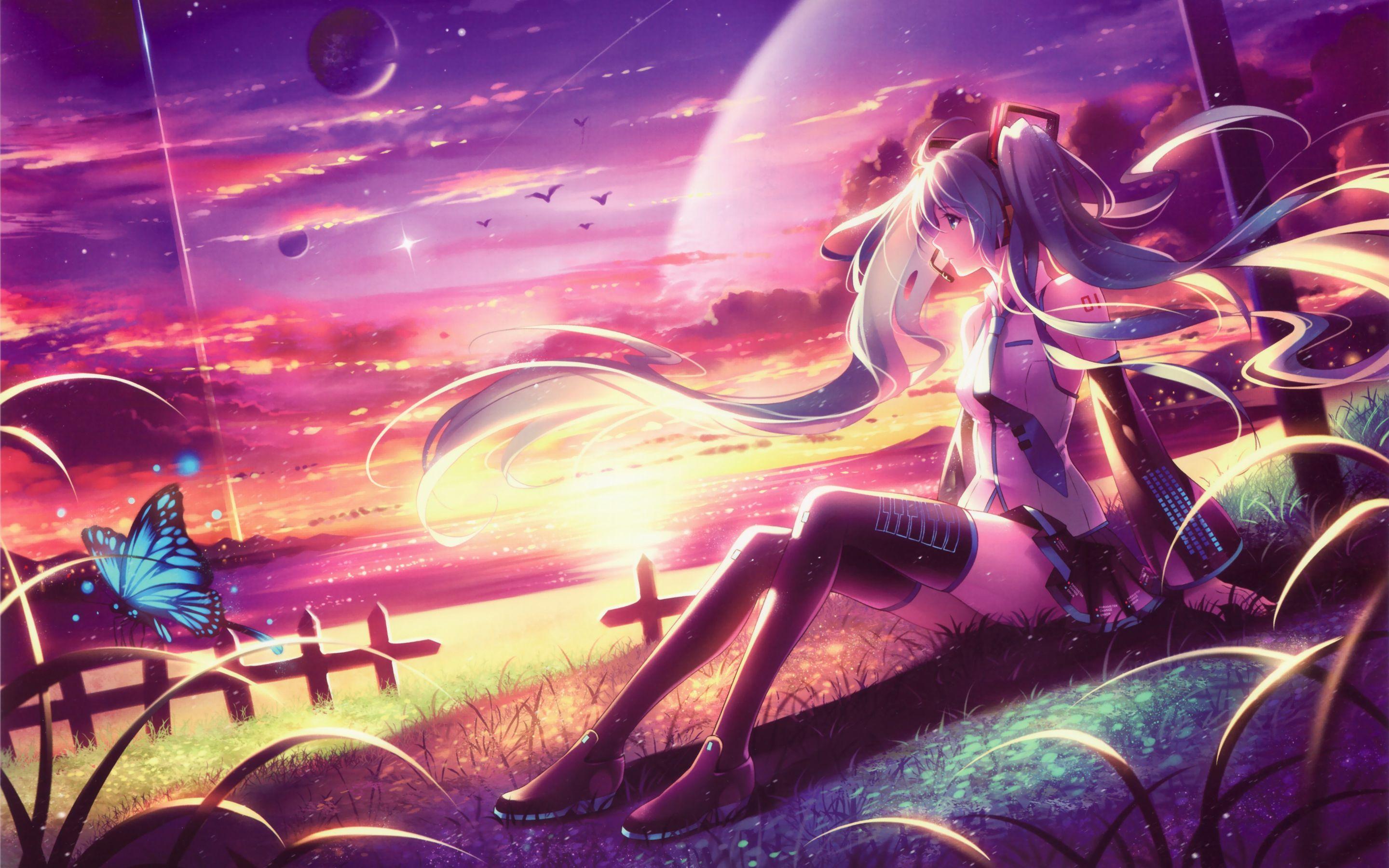 Colorful Anime Girl Wallpapers - Top Free Colorful Anime Girl ...