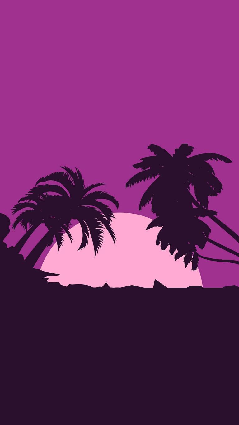 Pink Palm Tree Wallpapers - Top Free Pink Palm Tree Backgrounds ...