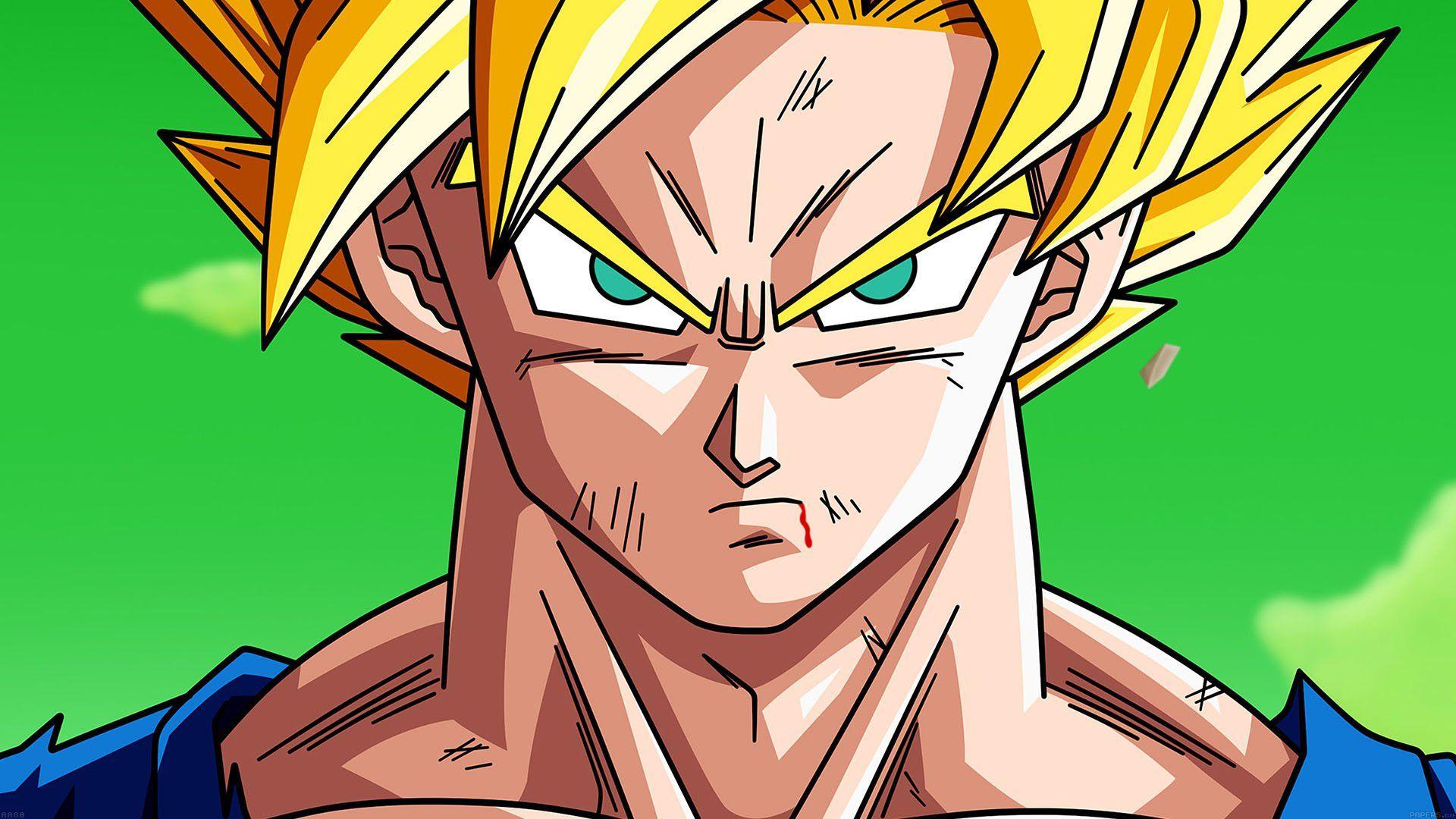 Goku Face Wallpapers - Top Free Goku Face Backgrounds - WallpaperAccess
