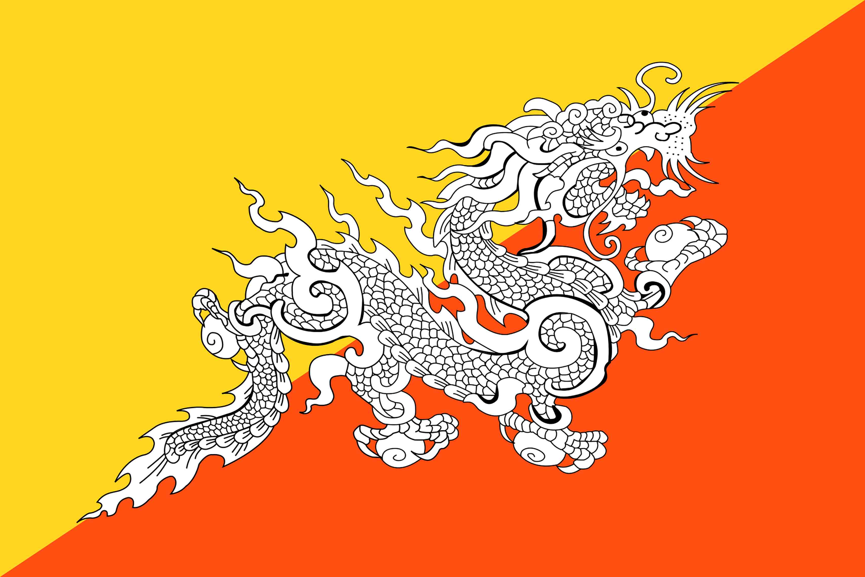 Bhutan Flag Wallpapers - Top Free Bhutan Flag Backgrounds - WallpaperAccess