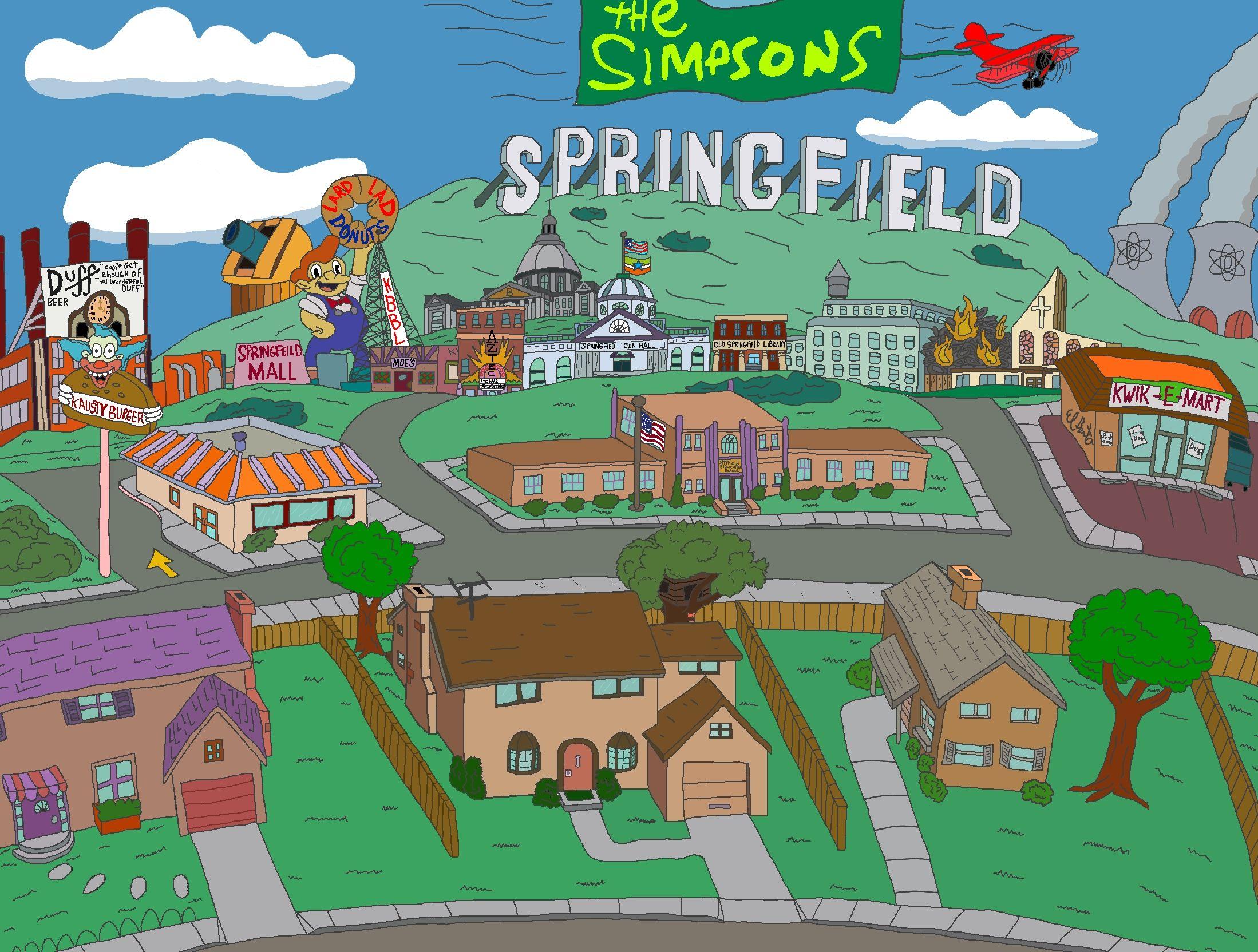 Springfield Wallpapers - Top Free Springfield Backgrounds - WallpaperAccess