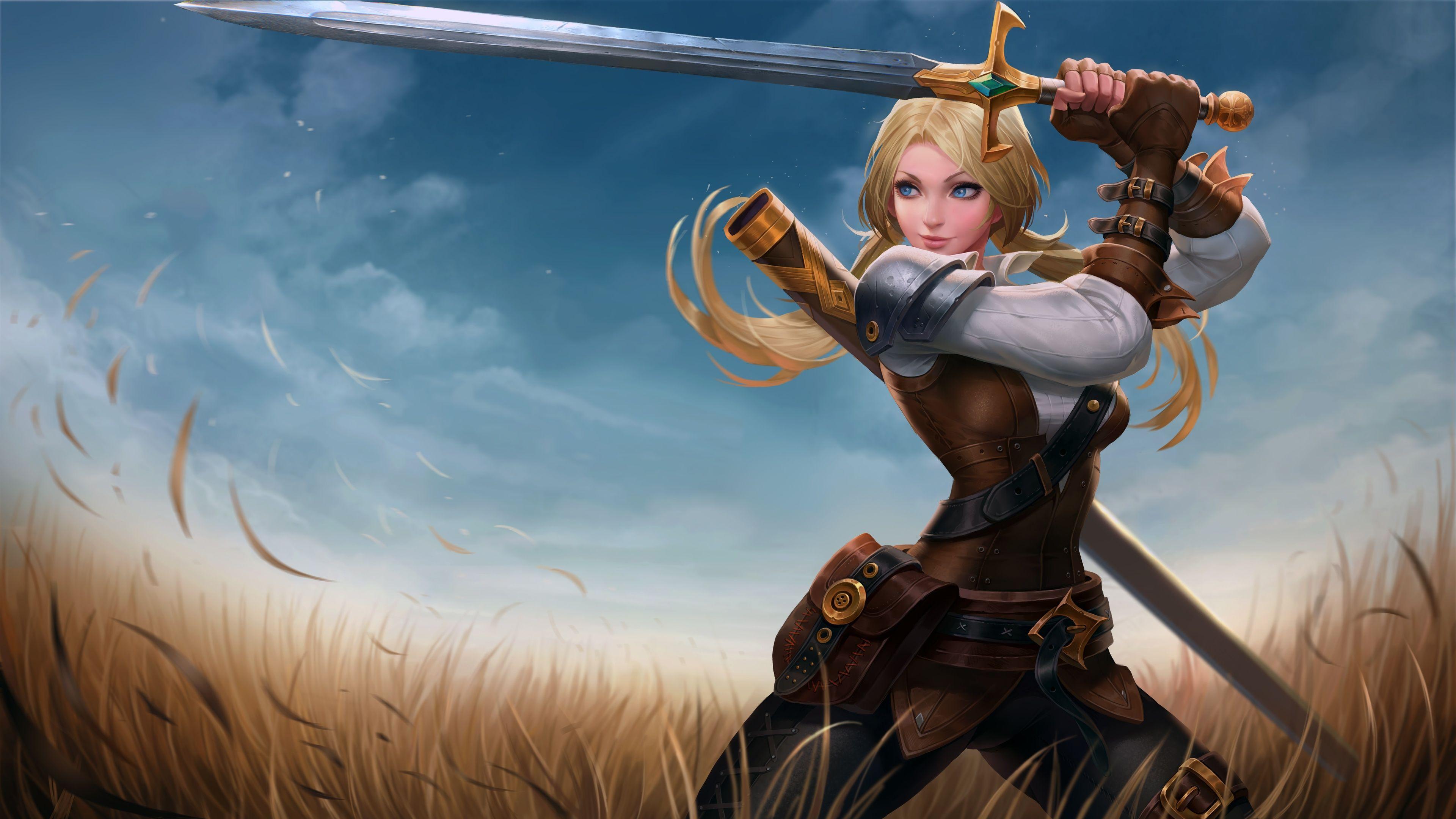 Sword Girl Wallpapers - Top Free Sword Girl Backgrounds - WallpaperAccess