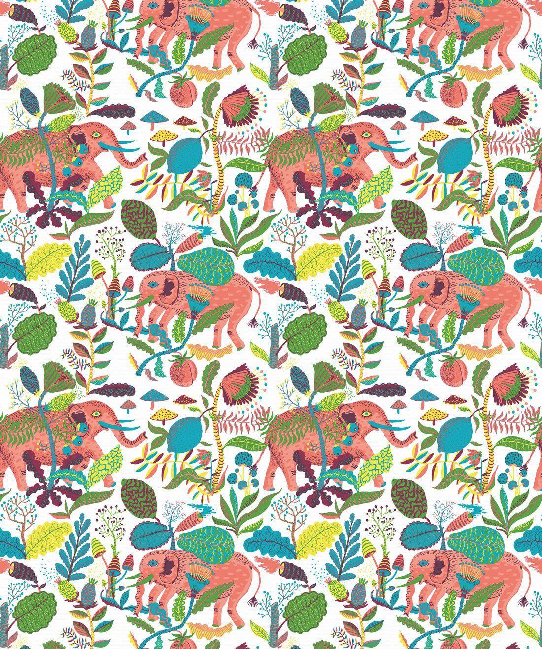 Elephant Pattern Wallpapers - Top Free Elephant Pattern Backgrounds ...