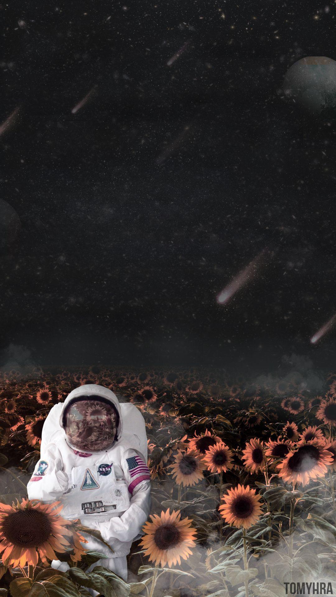 Astronaut Flower Wallpapers - Top Free Astronaut Flower Backgrounds ...