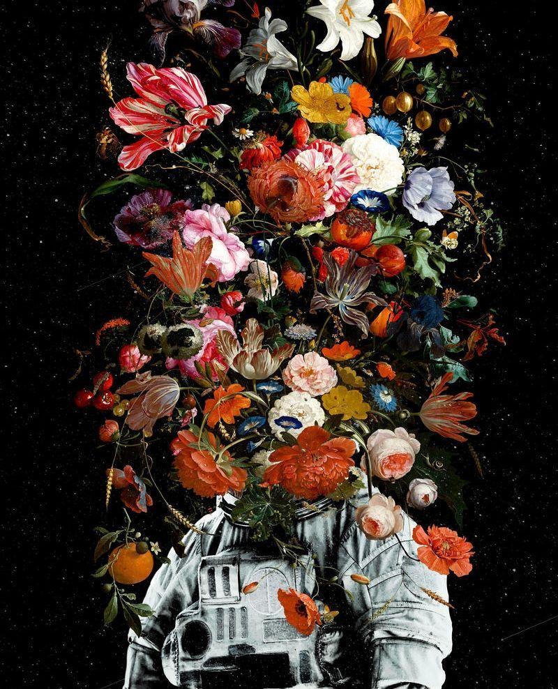 Astronaut Flower Wallpapers - Top Free Astronaut Flower Backgrounds ...