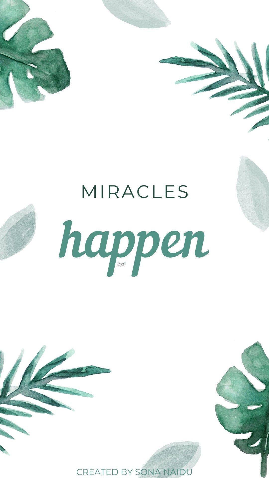 Miracles Wallpapers - Top Free Miracles Backgrounds - WallpaperAccess