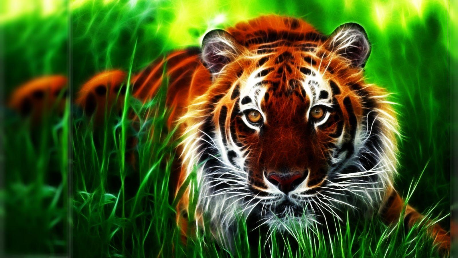 Green Tiger Wallpapers - Top Free Green Tiger Backgrounds - WallpaperAccess