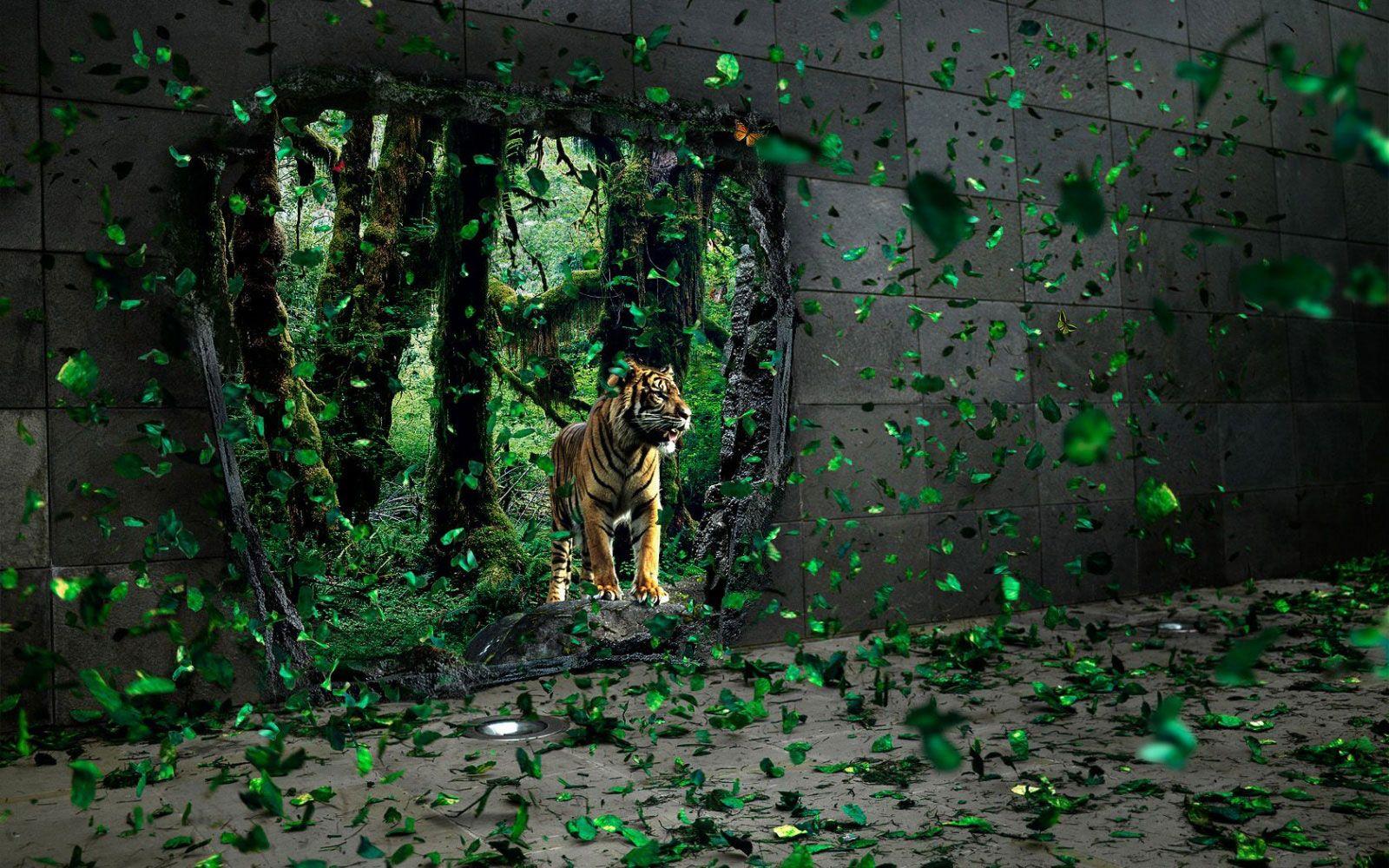 Green Tiger Wallpapers - Top Free Green Tiger Backgrounds - WallpaperAccess