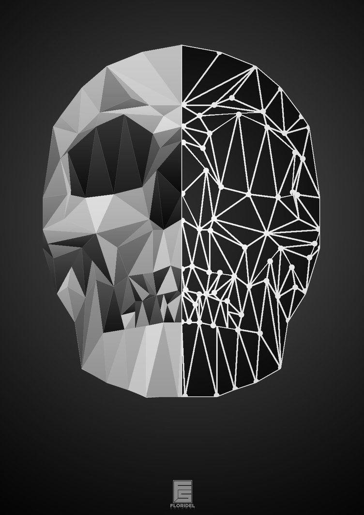 Polygon Skull Wallpapers - Top Free Polygon Skull Backgrounds ...