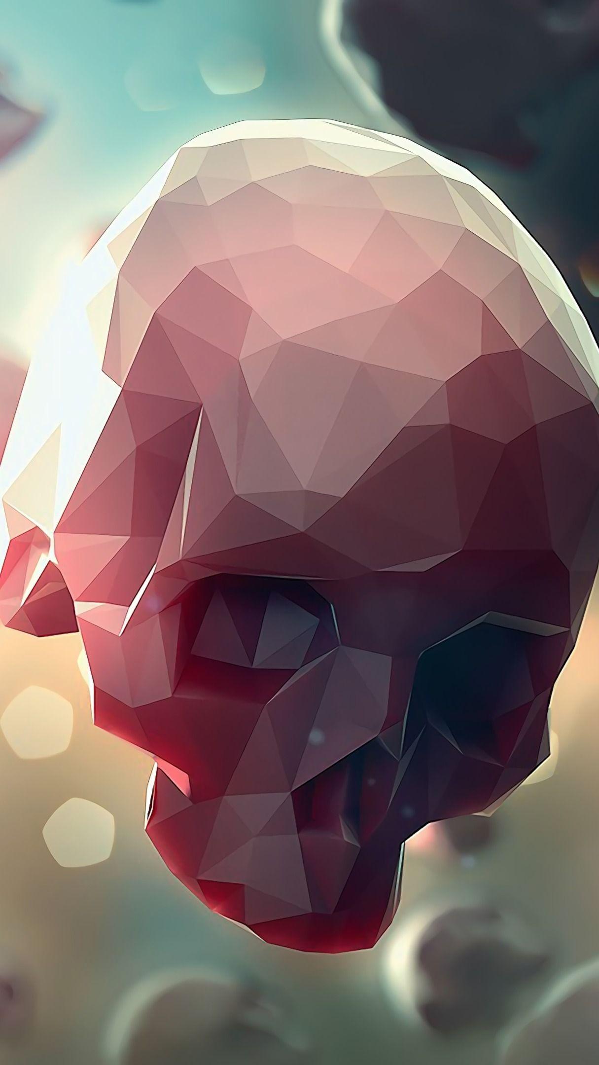 Polygon Skull Wallpapers - Top Free Polygon Skull Backgrounds ...