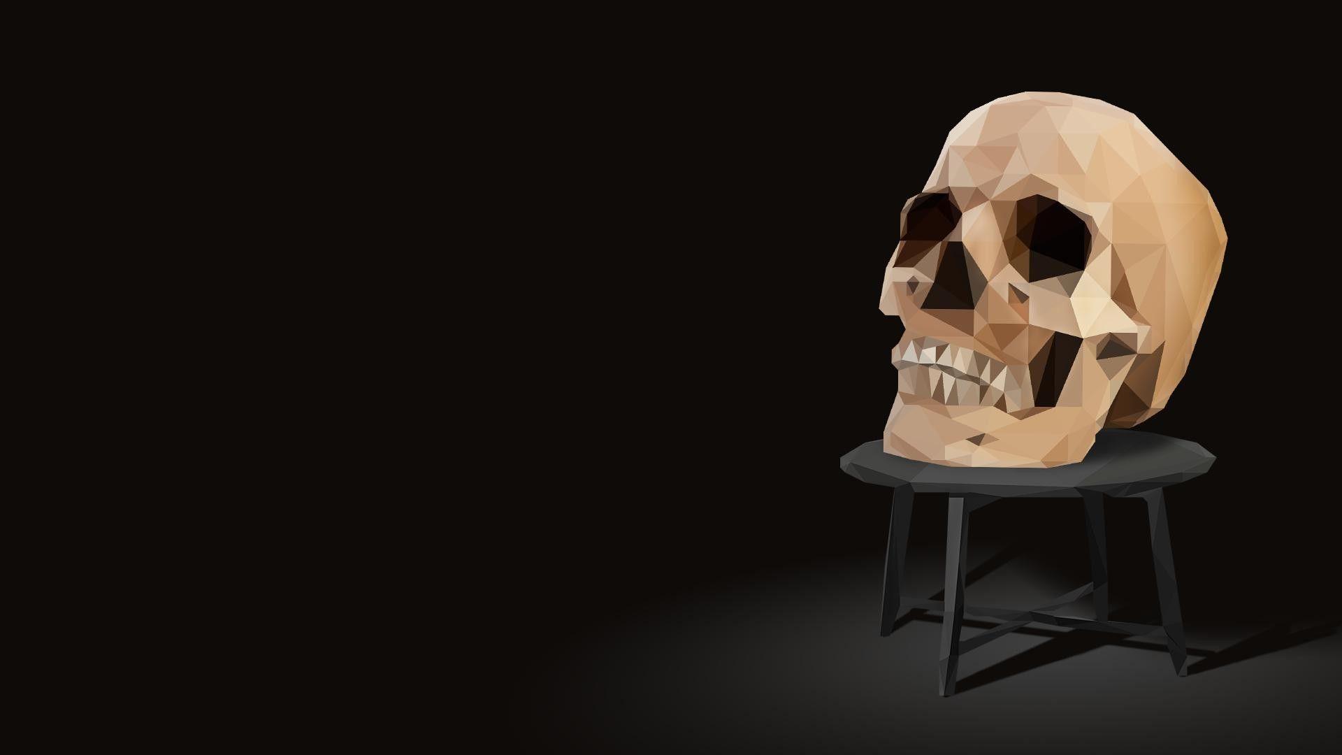 Polygon Skull Wallpapers - Top Free Polygon Skull Backgrounds ...