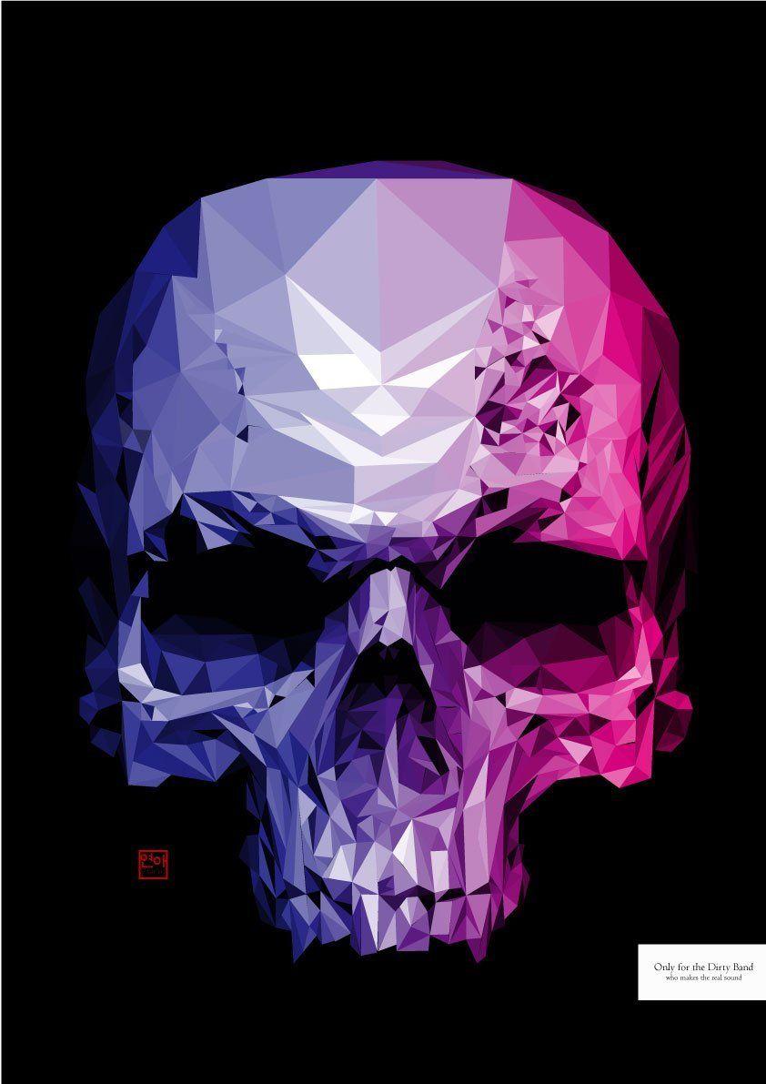 Polygon Skull Wallpapers - Top Free Polygon Skull Backgrounds ...