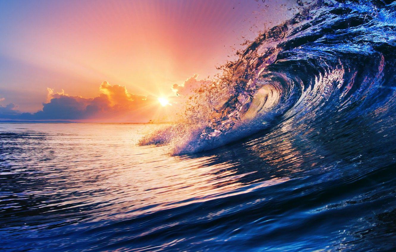 Blue Ocean Waves HD Wallpapers - Top Free Blue Ocean Waves HD ...