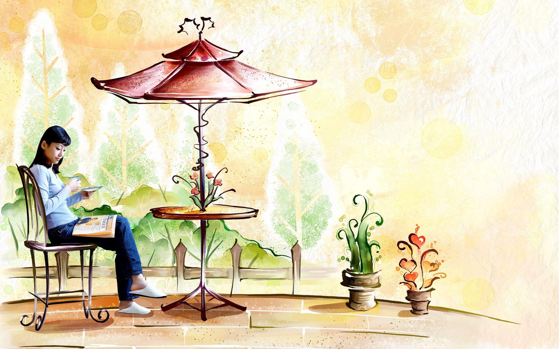Girl Reading Wallpapers - Top Free Girl Reading Backgrounds ...