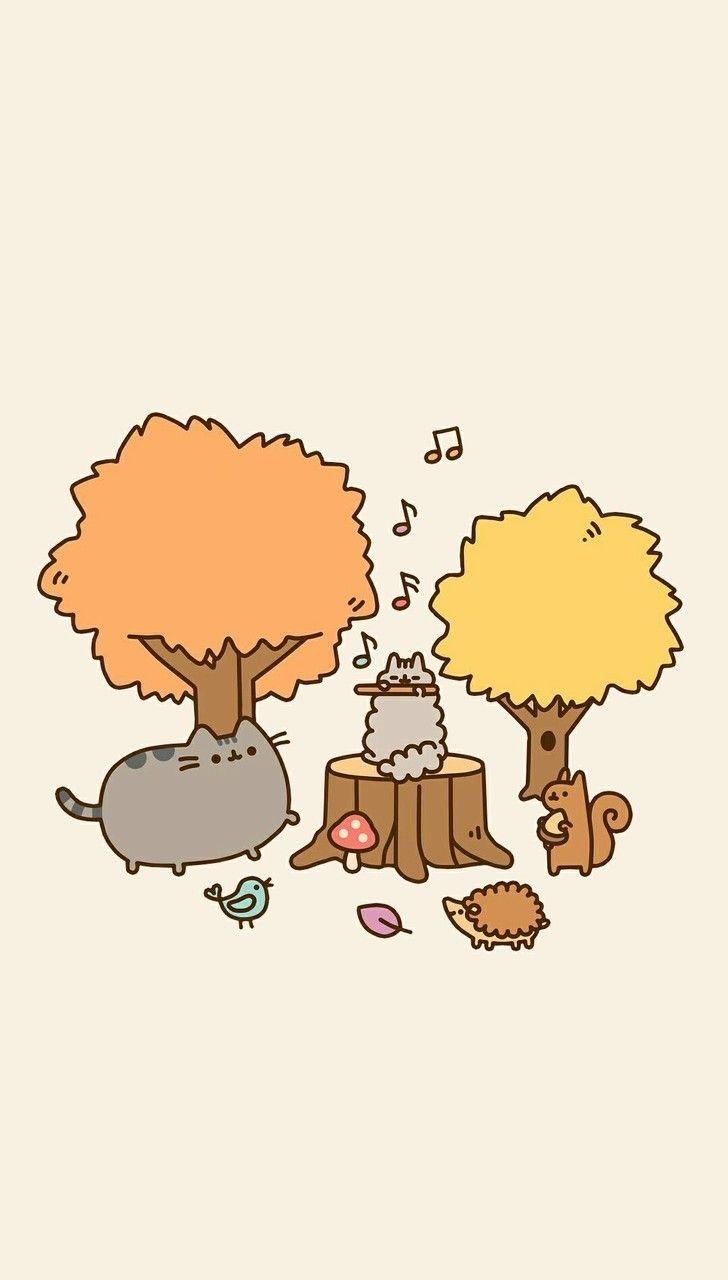 Pusheen Fall Wallpapers - Top Free Pusheen Fall Backgrounds ...